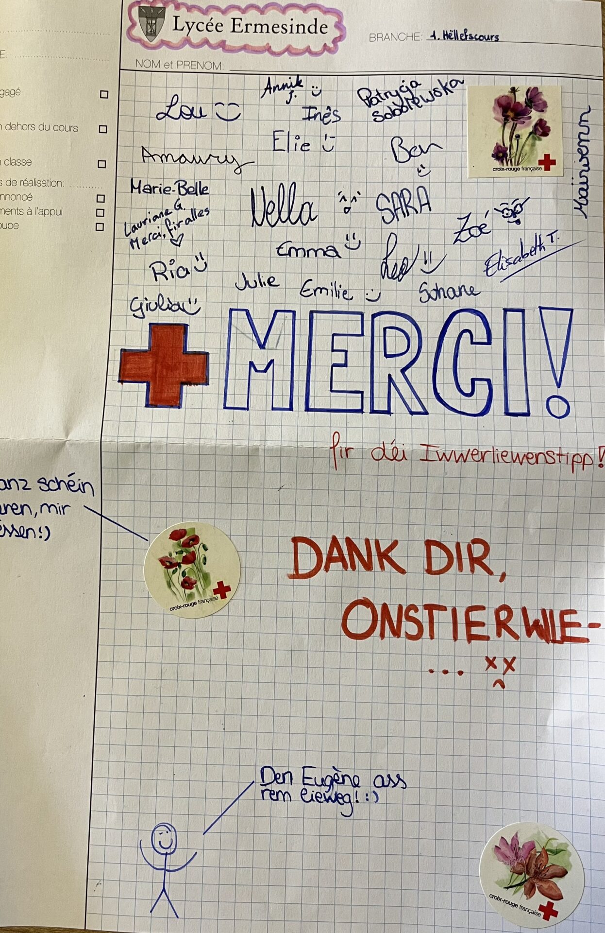 Merci fir de Merci - Jeff Courses